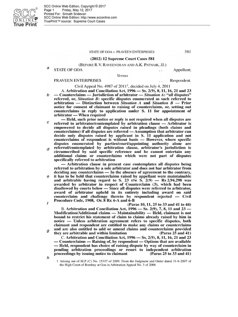 (2012) 12 SCC 581 PDF | PDF | Copyright | Social Information Processing