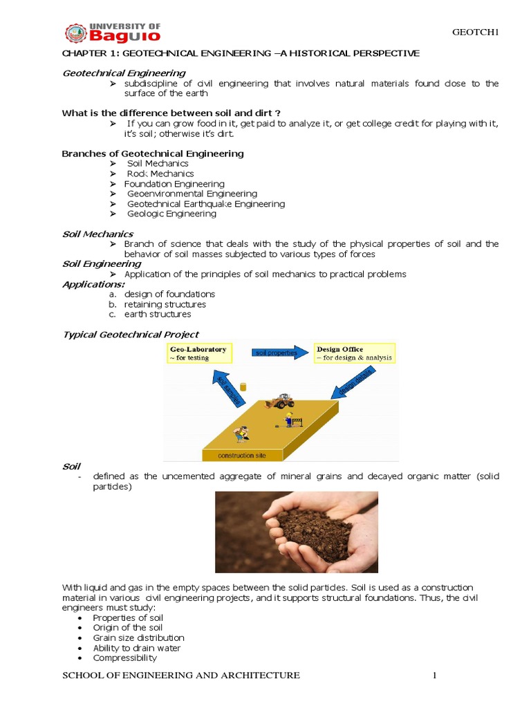 Chapter 1 Geotchnical Engineering The Historical Perspective | PDF ...