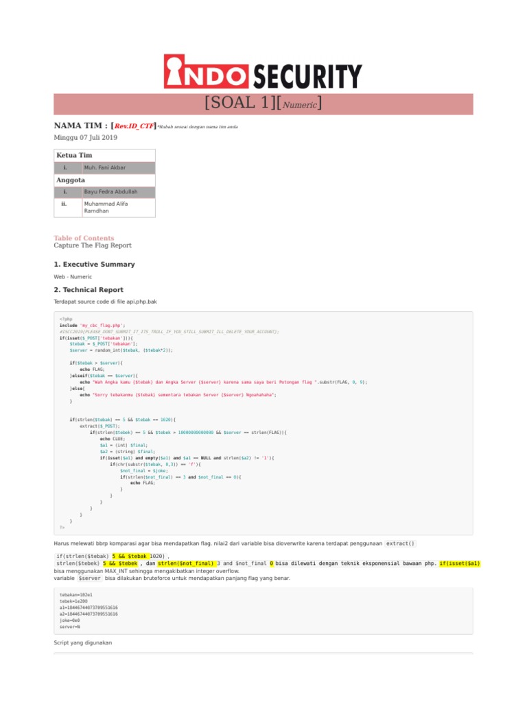 (SOAL 1) : Nama Tim | PDF | Hypertext Transfer Protocol | Zip (File Format)