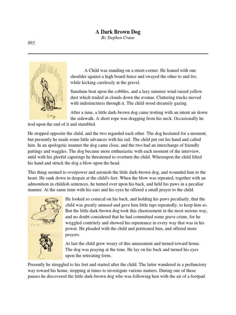 Dark Brown Dog | PDF | Stephen Crane