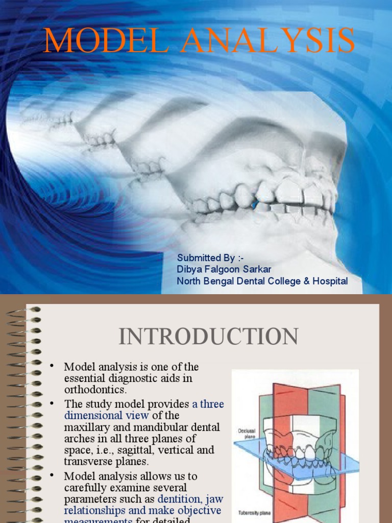 Ortho Study Model Analysis | PDF | Dental Anatomy | Dentistry