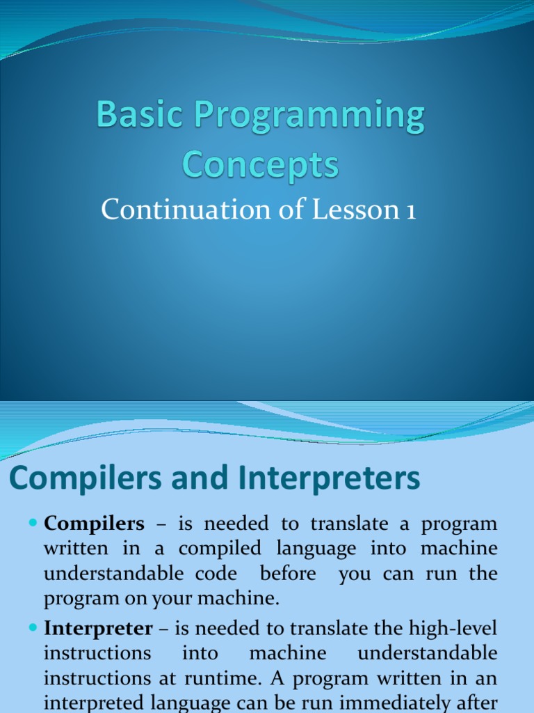 It 103 Lesson 2 | PDF | Computer Program | Programming