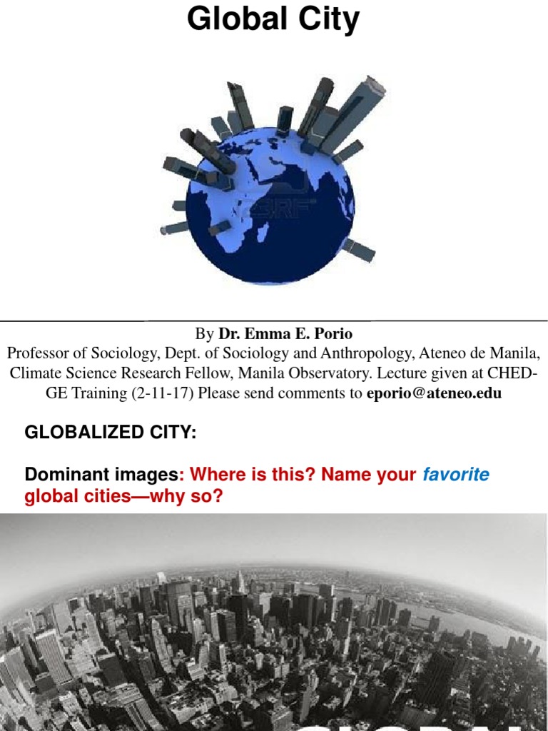Global City | PDF | Globalization | Immigration