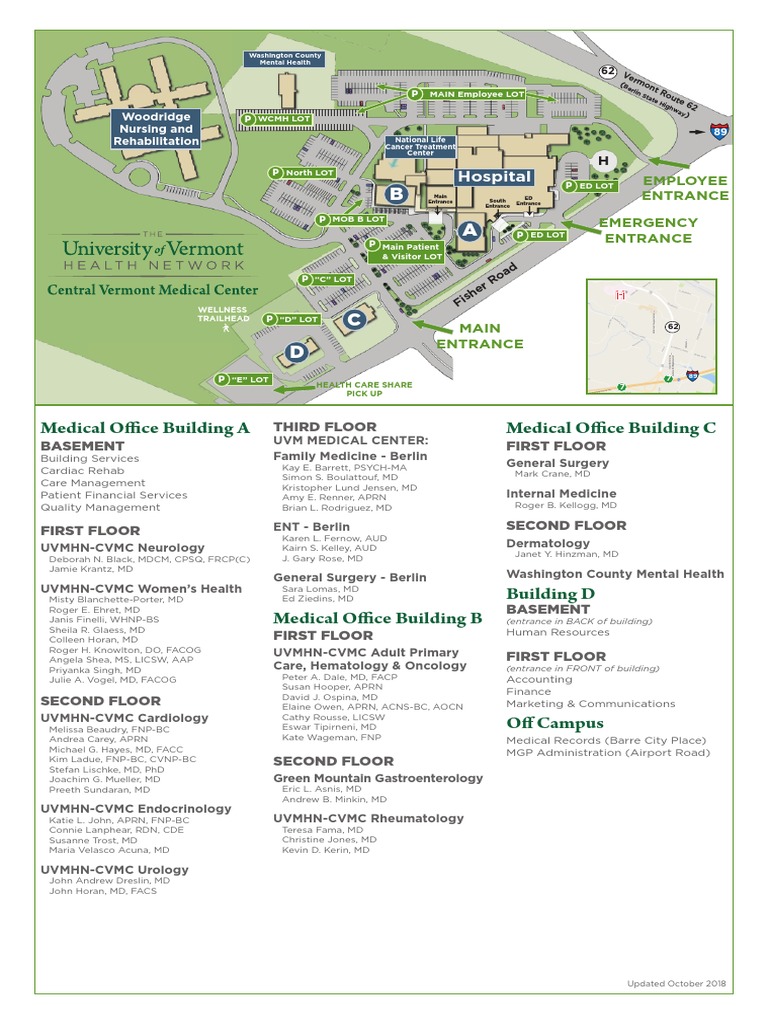 Campus Map Building List PDF | PDF | Doctor Of Medicine | Health Care