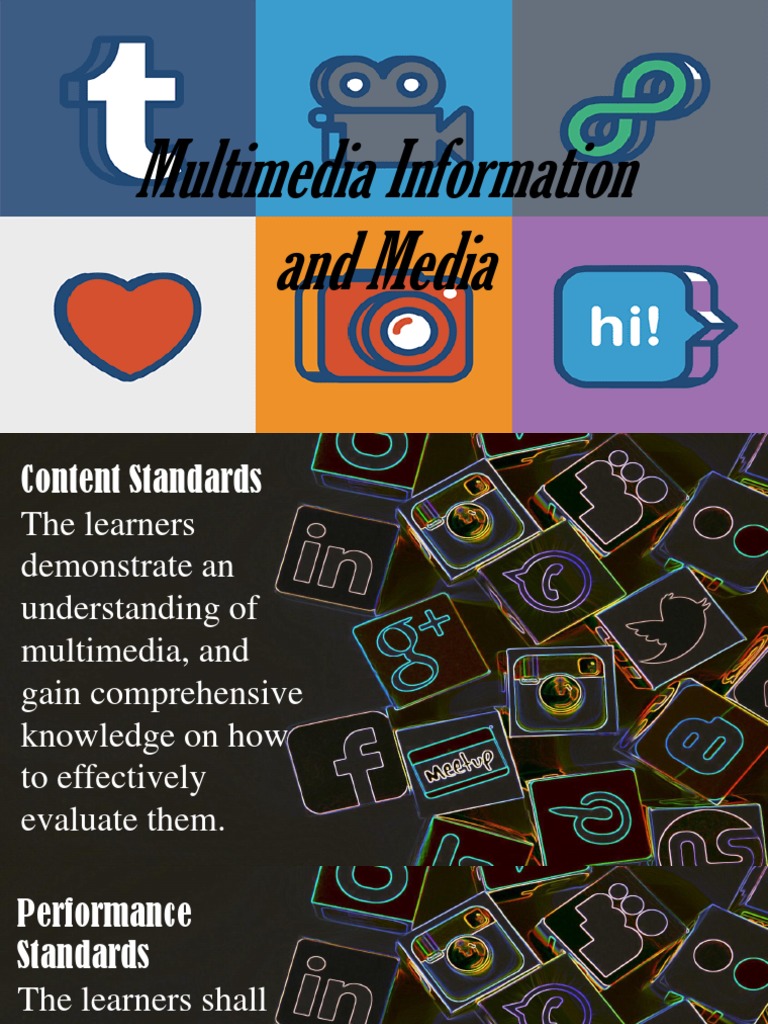 Multimedia Information and Media Overview | PDF | Multimedia | Information