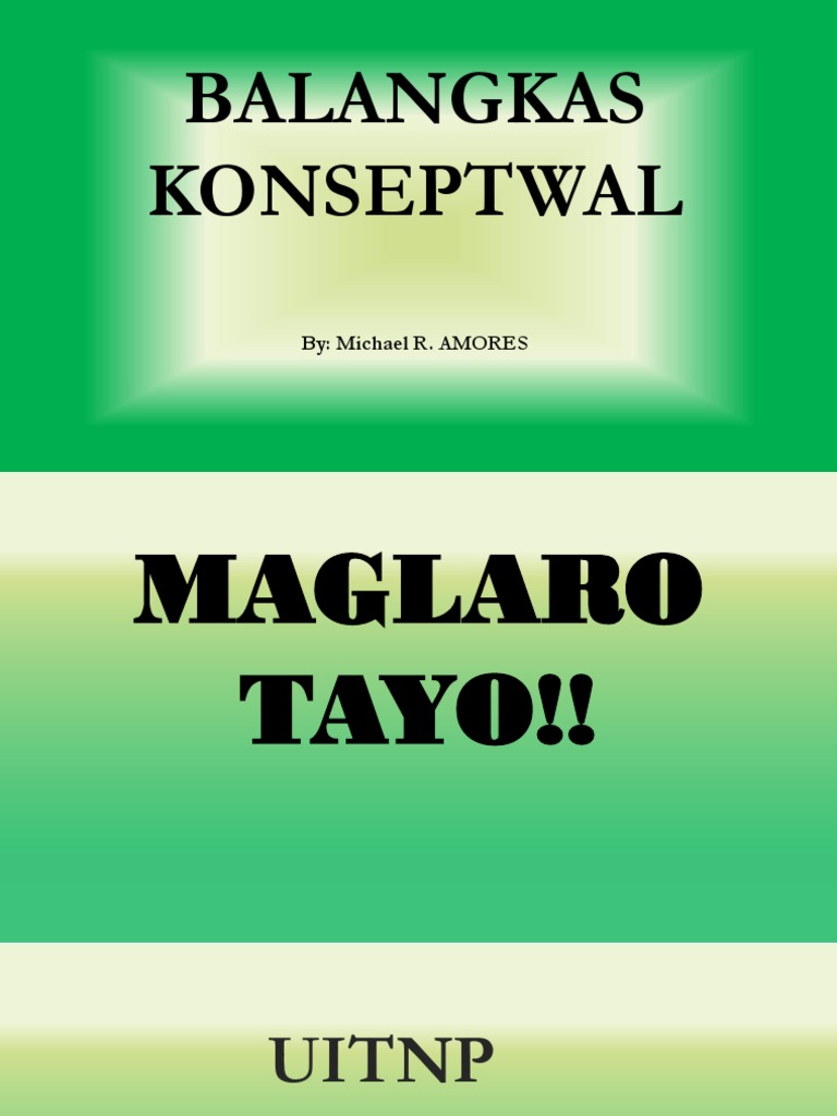 Balangkas Konseptwal | PDF