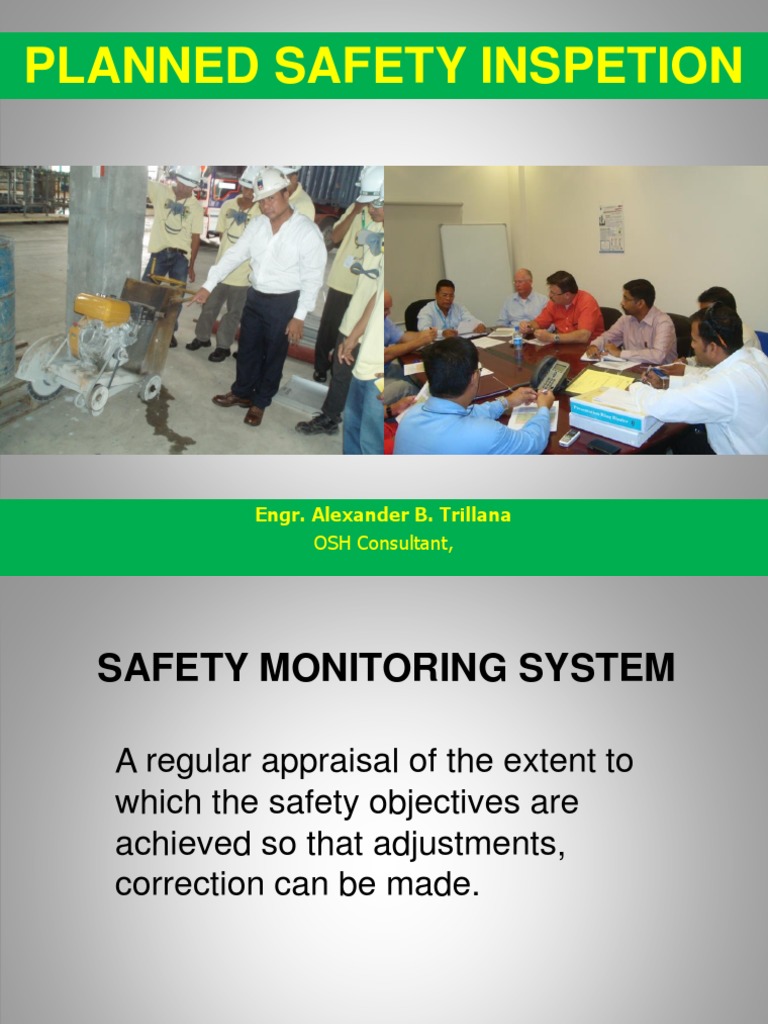 Planned Safety Inspection | PDF | Safety | Crane (Machine)
