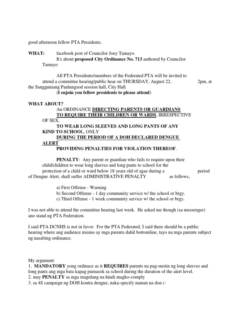 Sample Ordinance | PDF | Social Institutions | Social Science