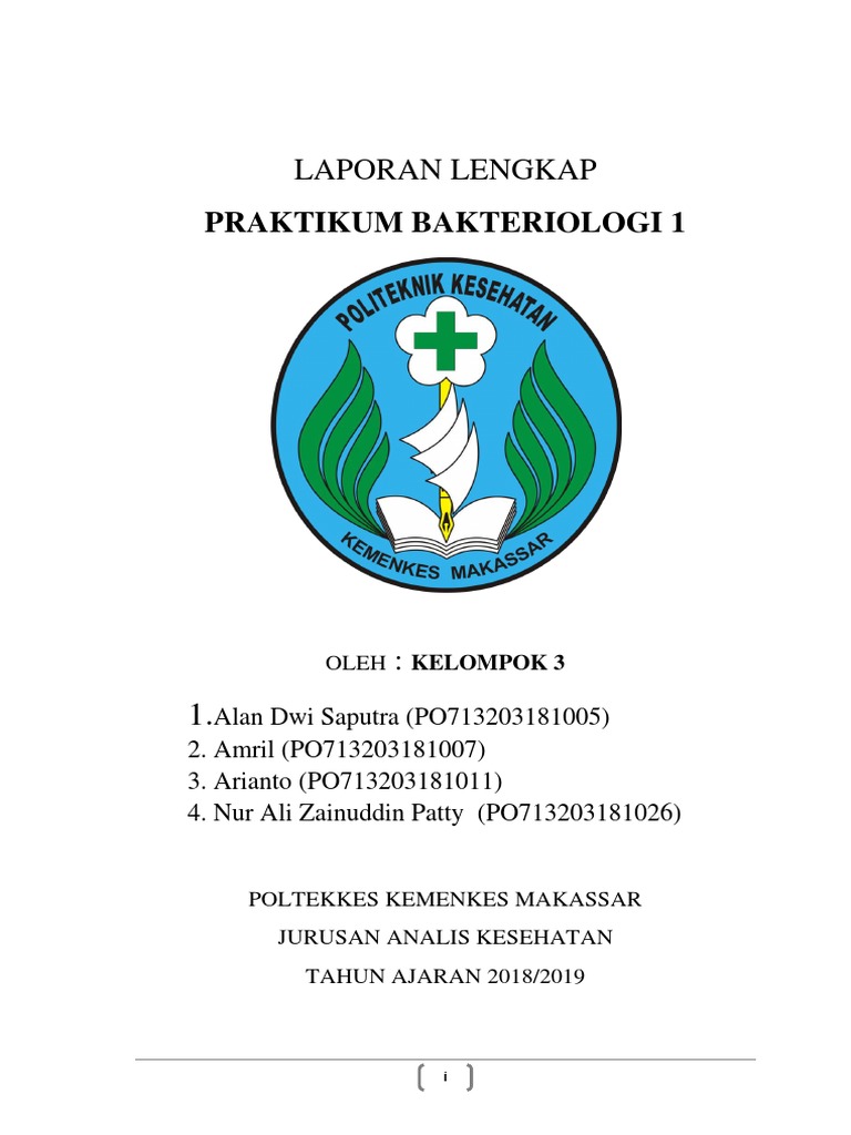 Laporan Lengkap Bakteriologi 1 | PDF