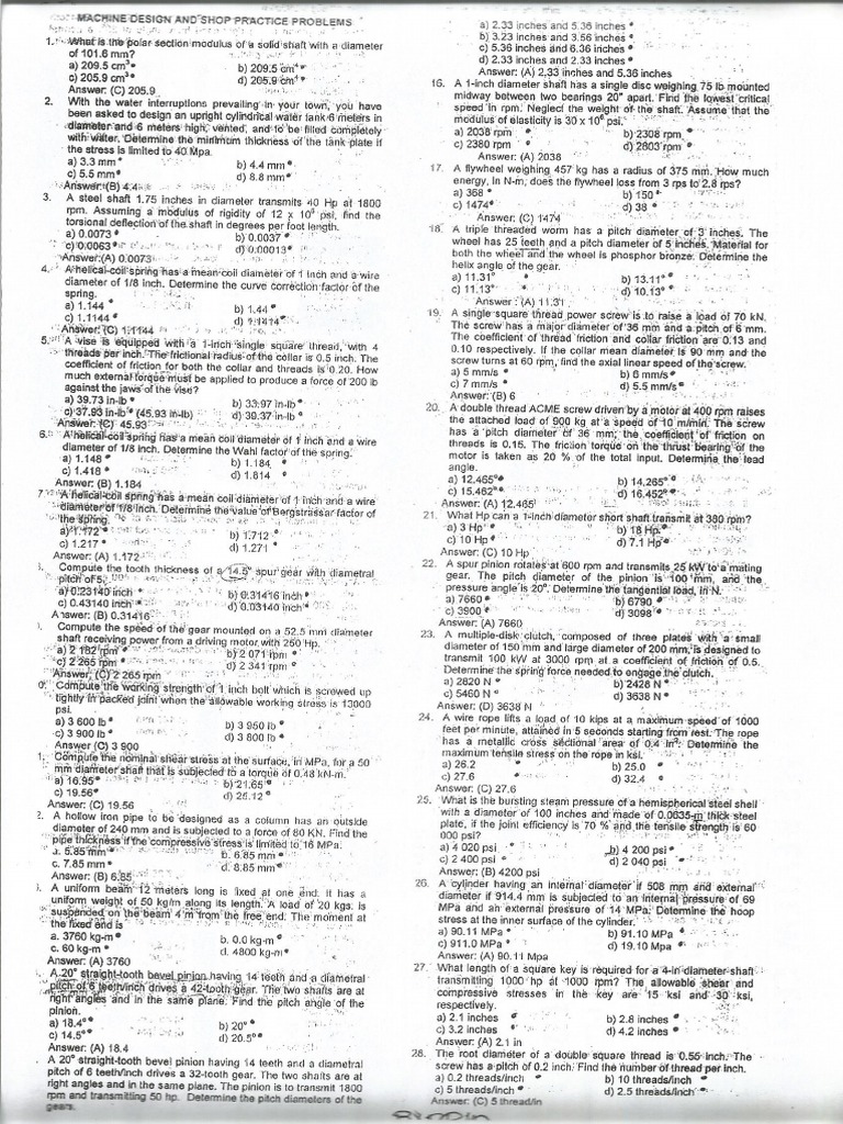 MDSP Problems PDF | PDF