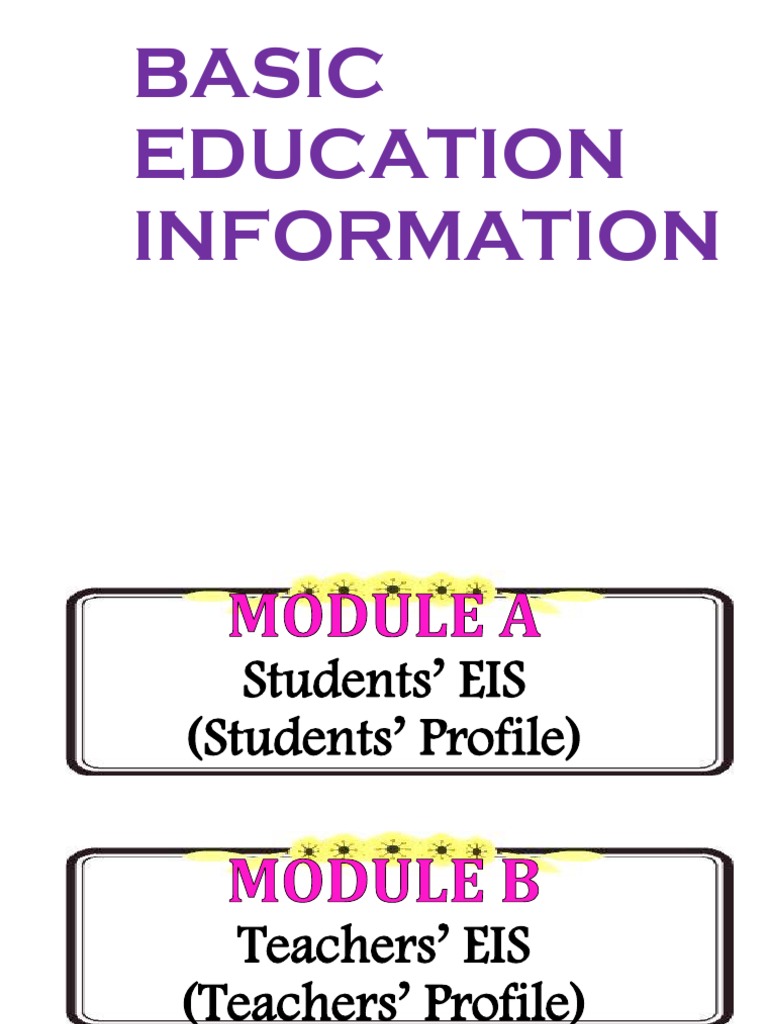 Basic Education Info | PDF