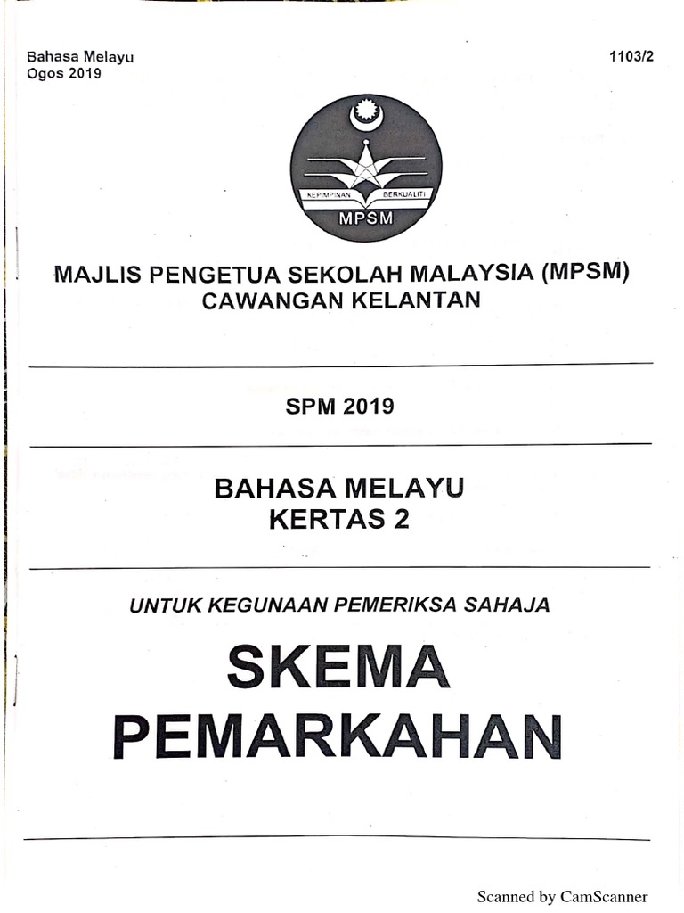 Skema BM 2 2 Kelantan | PDF