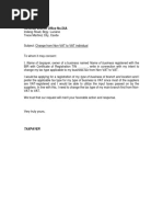 BIR LETTER - Request For TAMP Notice | PDF