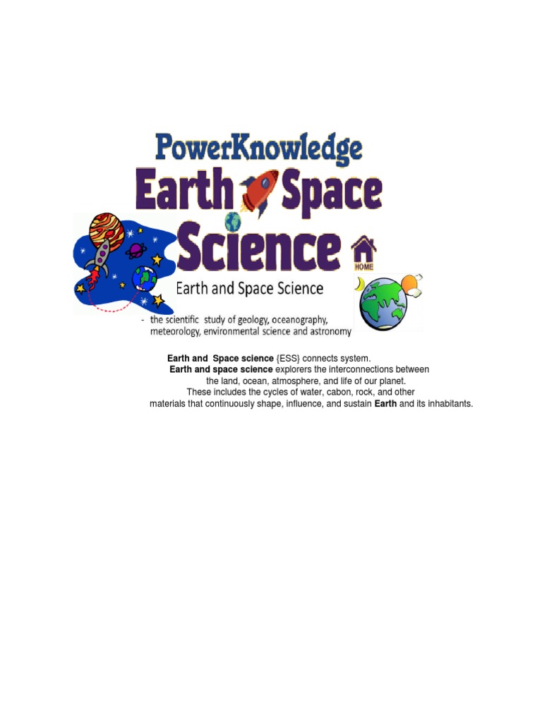 Earth and Space Science Overview | PDF
