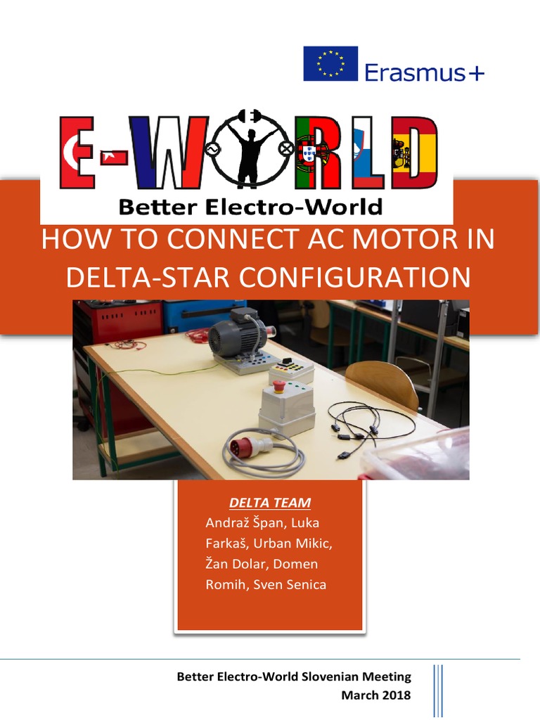 How To Connect Ac Motor in Delta-Star Configuration | PDF | Electric ...