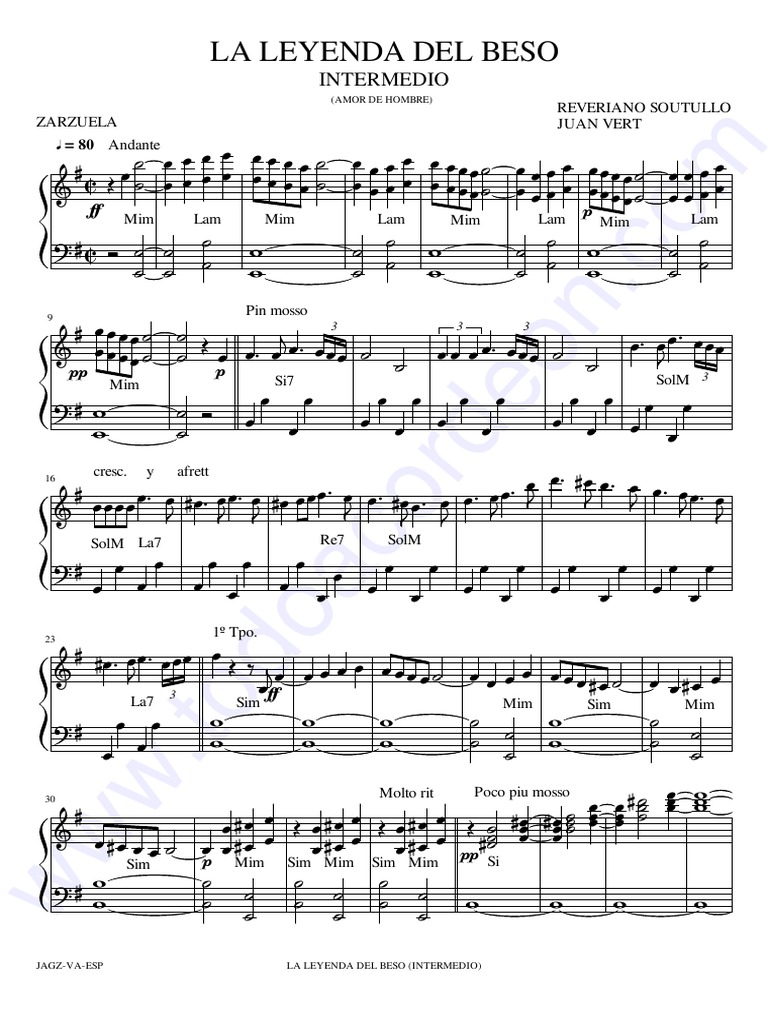 La Leyenda Del Beso | PDF