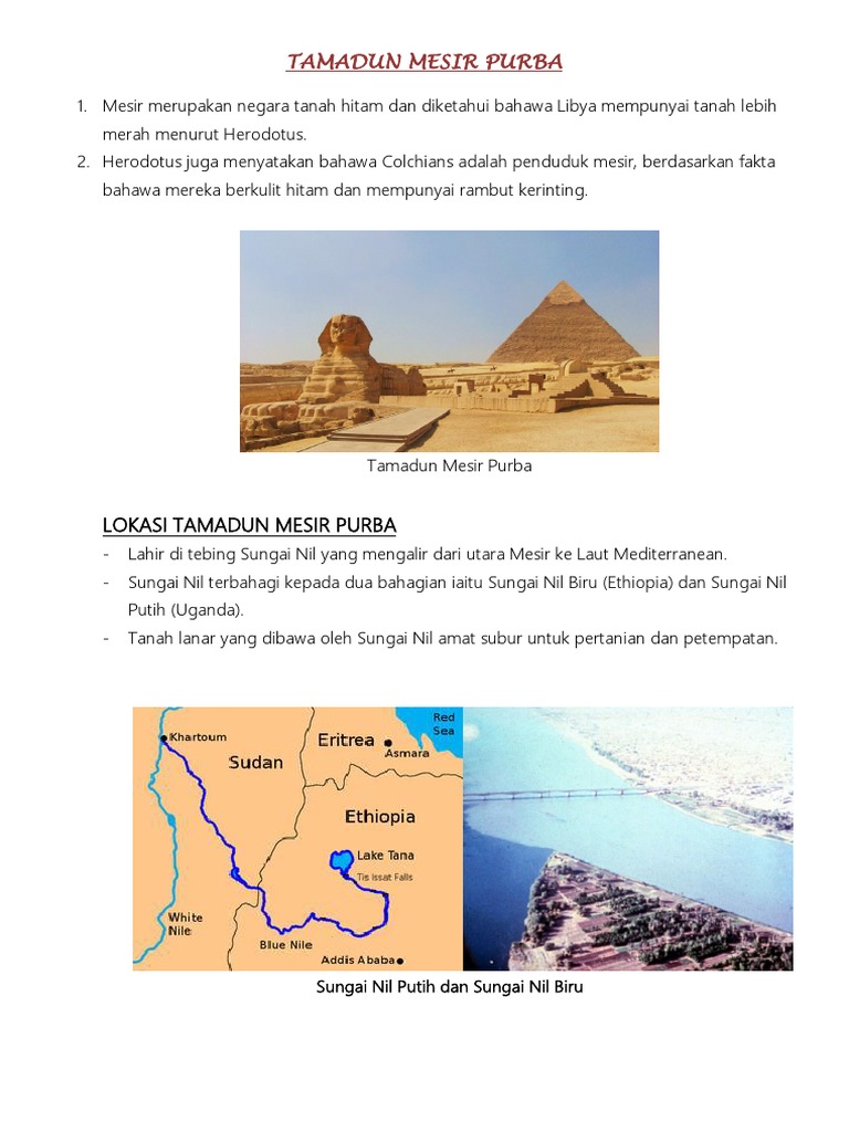 Tamadun Mesir Purba | PDF