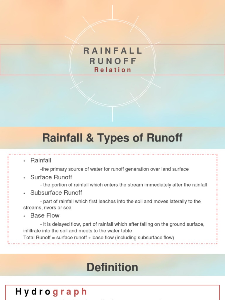 Hydrograph | PDF | Surface Runoff | Drainage Basin