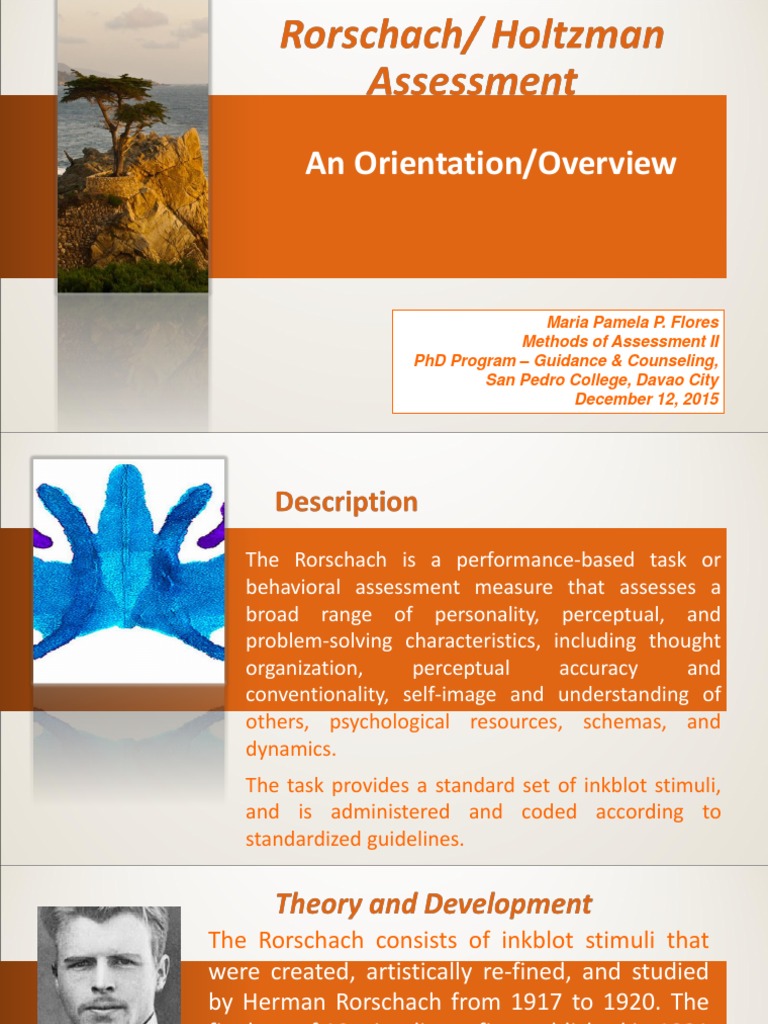 Rorschach Manual | PDF | Clinical Psychology | Cognitive Science