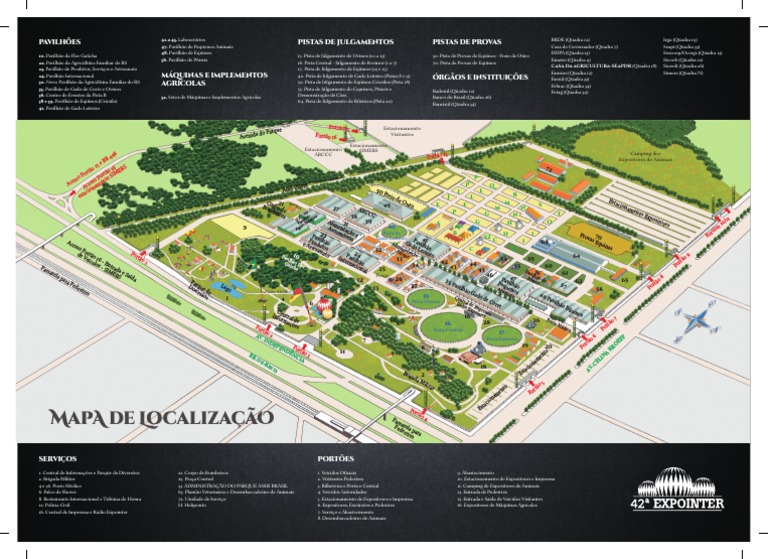 Mapa Expointer 2019 | PDF | Animais domesticados | Agricultura