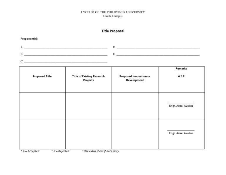 Title Template | PDF