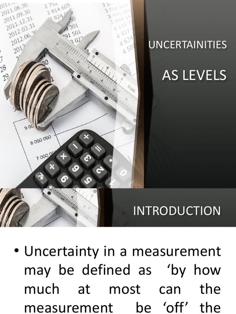 Propagating Uncertainties in Measured Quantities | PDF | Uncertainty | Significant Figures