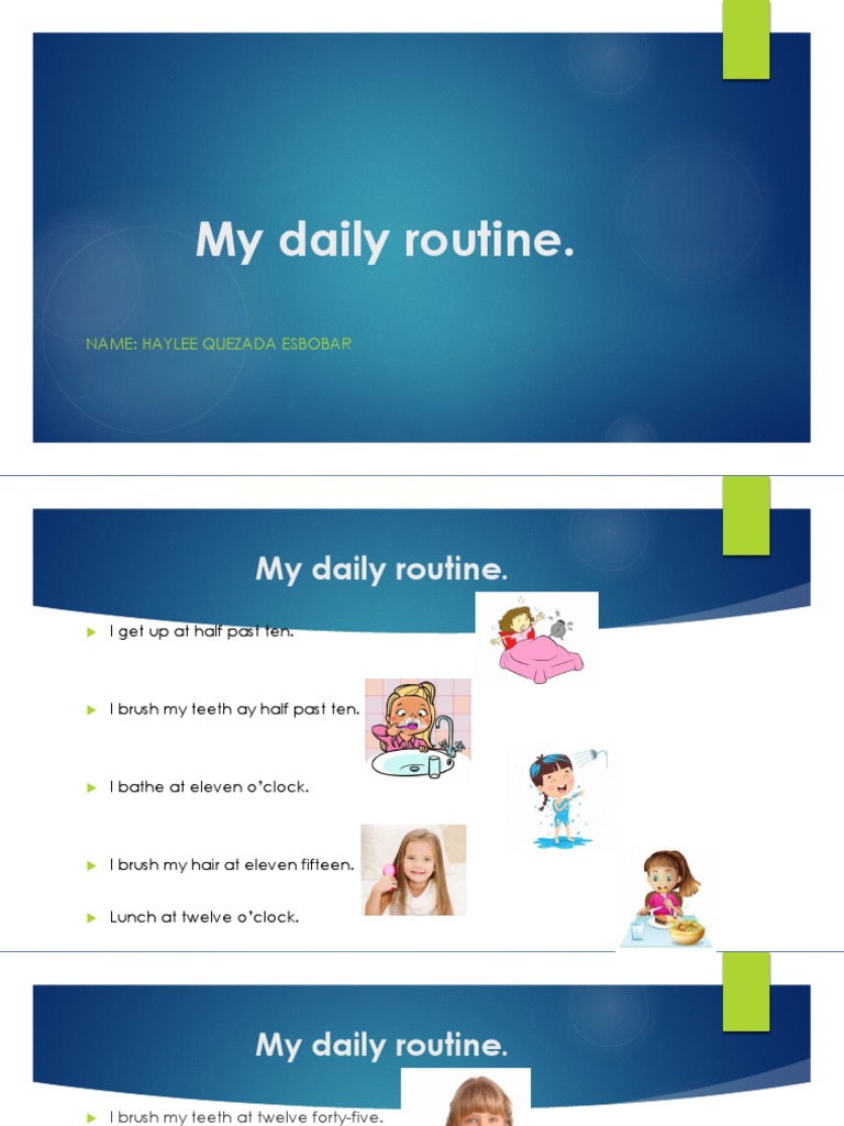 Haylee Quezada's Daily Routine | PDF