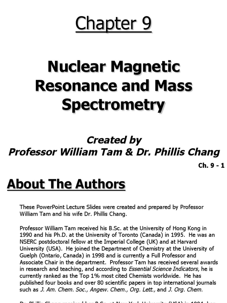 Organic Chemistry NMR Notes PDF | PDF | Proton Nuclear Magnetic ...