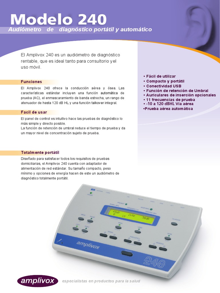 Amplivox 240 Español Manual | PDF | Tecnología de producción sonora ...