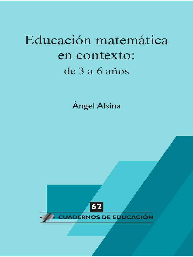 CE 62. Educaci - N Matem - Tica en Contexto de 3 A 6 A - Os | Descargar gratis PDF | Color ...