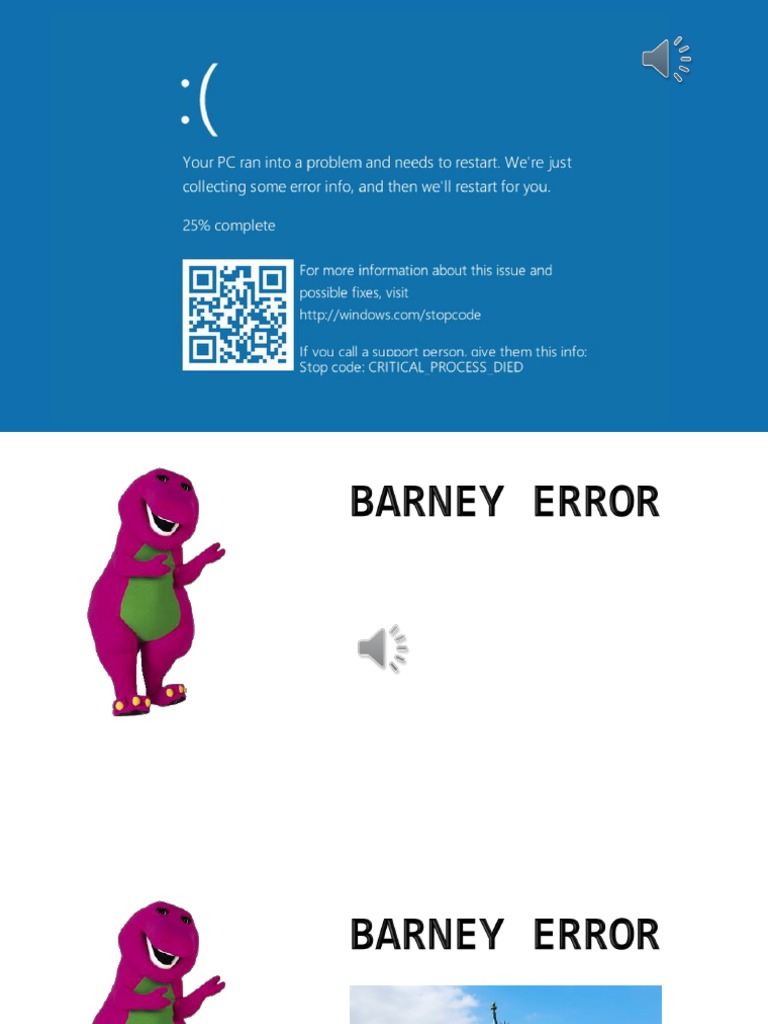 Barney Error - Landmarks! (With Bad Ending) | PDF