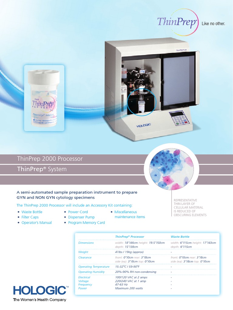 Thin Prep 2000 Brochure | PDF | Applied And Interdisciplinary Physics | Manufactured Goods