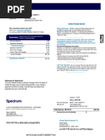 Spectrum Bill | PDF | Fee | Cheque