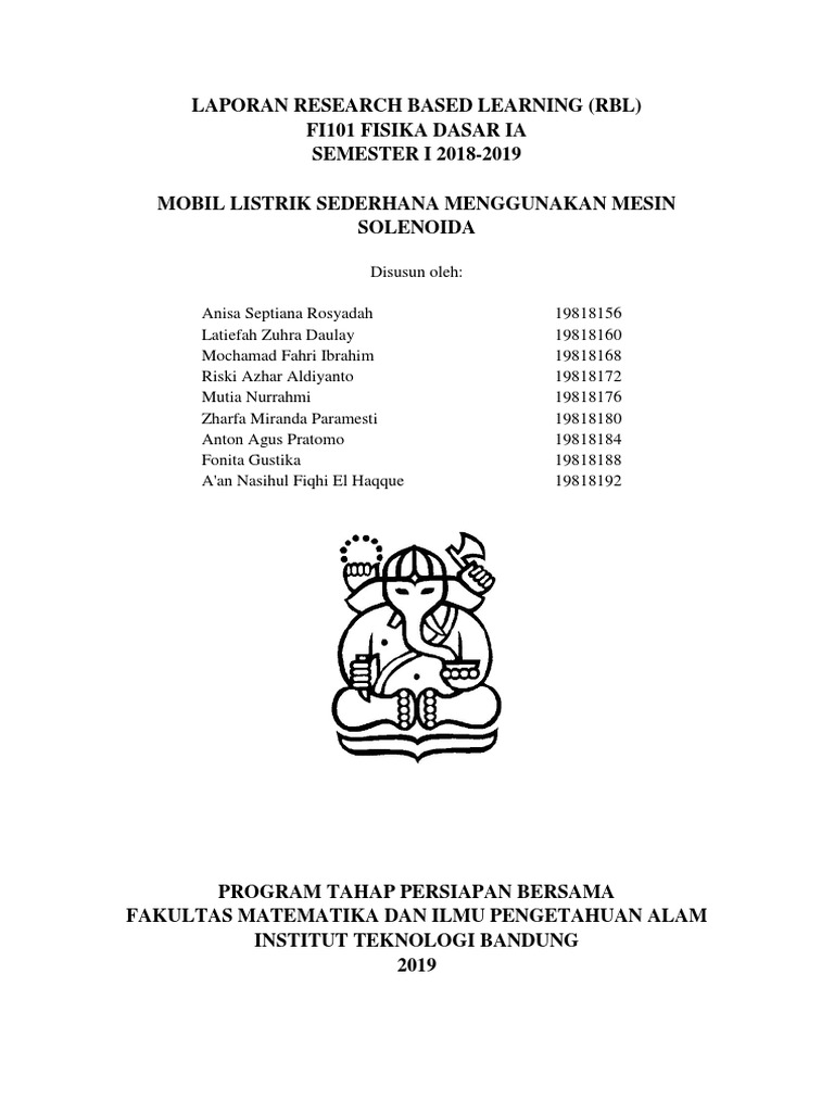 Laporan RBL TPB ITb | PDF