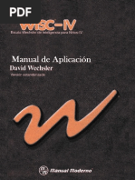 Manual de Aplicación WISC IV | PDF