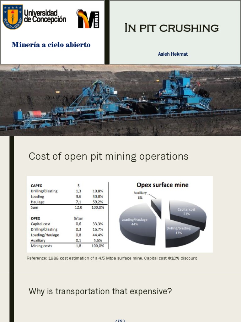 Session 13 - in Pit Crusher | PDF | Belt (Mechanical) | Truck
