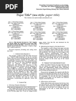 Acm Submission Template | PDF | Microsoft Word | File Format