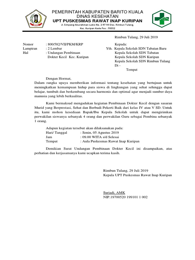 Undangan Dokcil | PDF