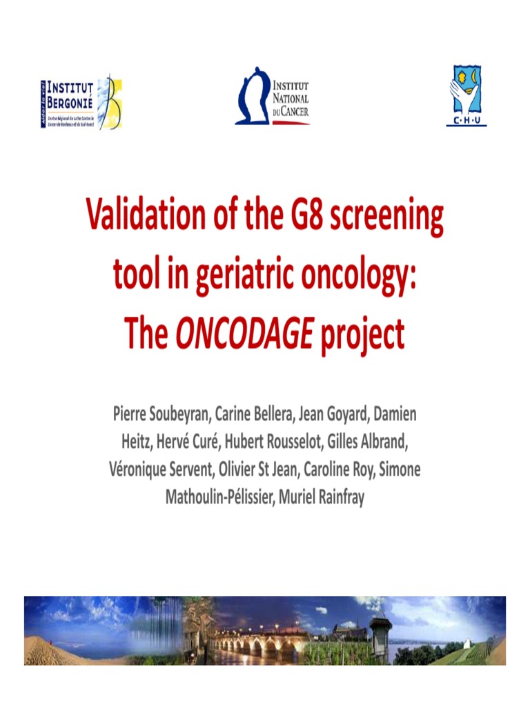 Geriatric Score | PDF | Geriatrics | Metastasis