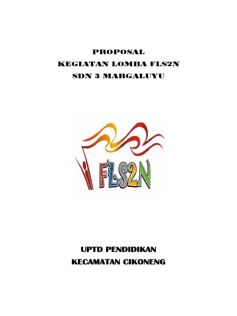 Contoh Proposal Fls2n | PDF
