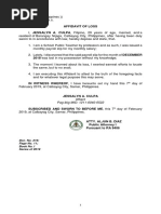 AFFIDAVIT of Undertaking For Deped Employees | PDF