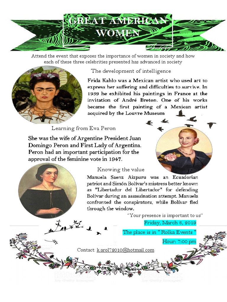 Great American Women Event 2019 | PDF