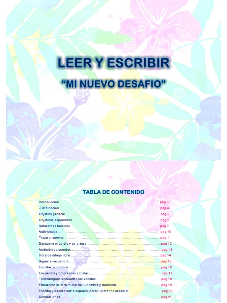 Actividades Lúdicas para Lectura y Escritura | PDF | Aprendizaje ...