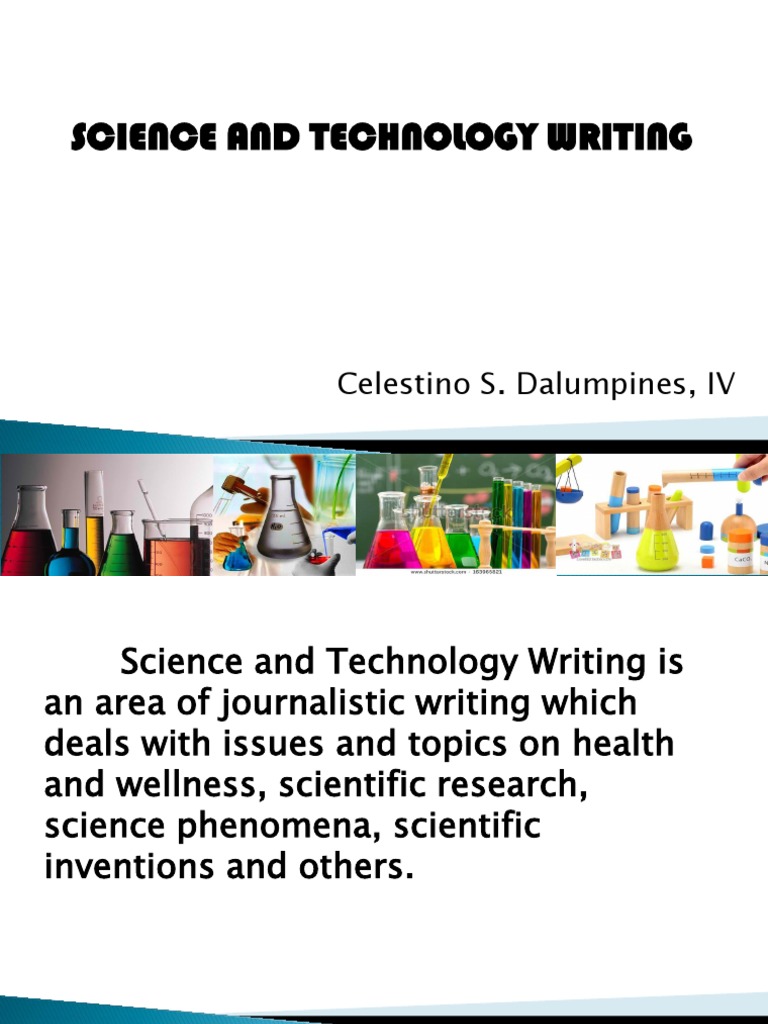 Science and Technology Writing: Celestino S. Dalumpines, IV | PDF