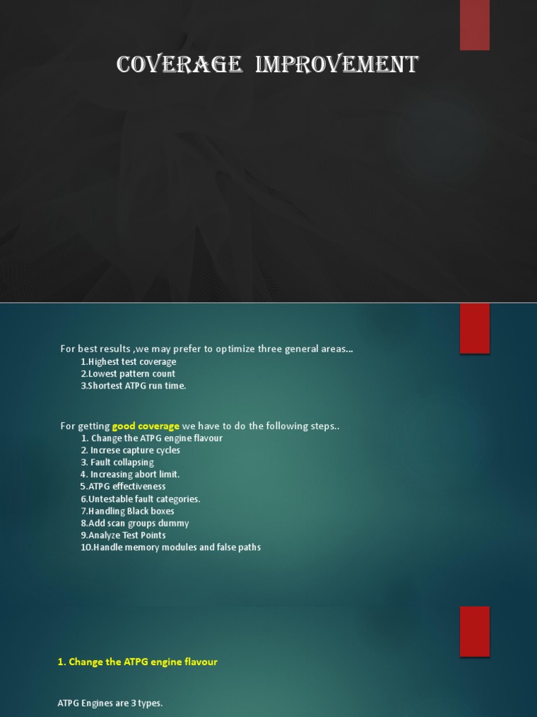 Coverage Improvement | PDF | Computer Engineering | Computing