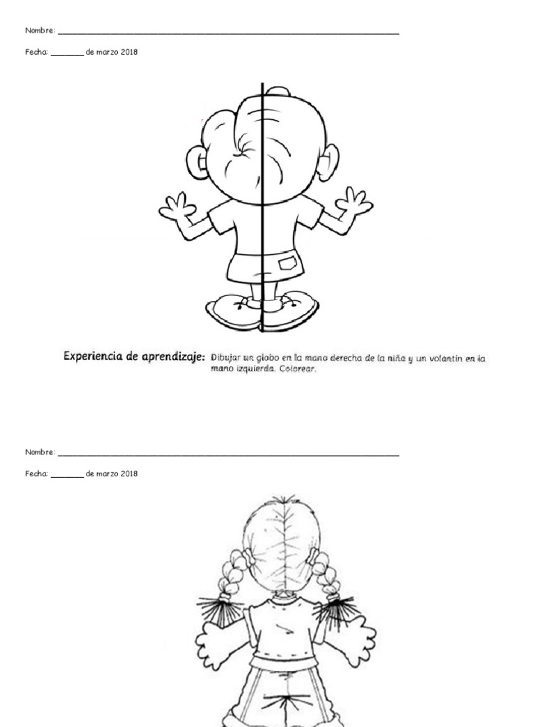 Ficha de Lateralidad | PDF