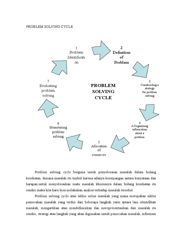 7 Step Problem Solving Cycle | PDF