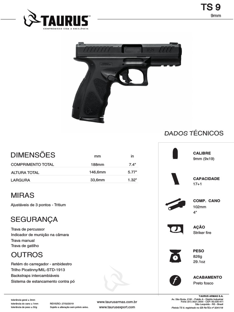 ts9 BR | PDF | Projéteis | Componentes de armas de fogo