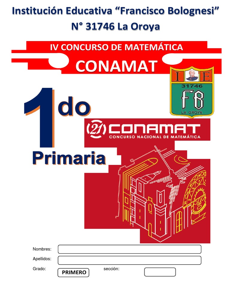 Examen Progresivo 5 de Conamat | PDF