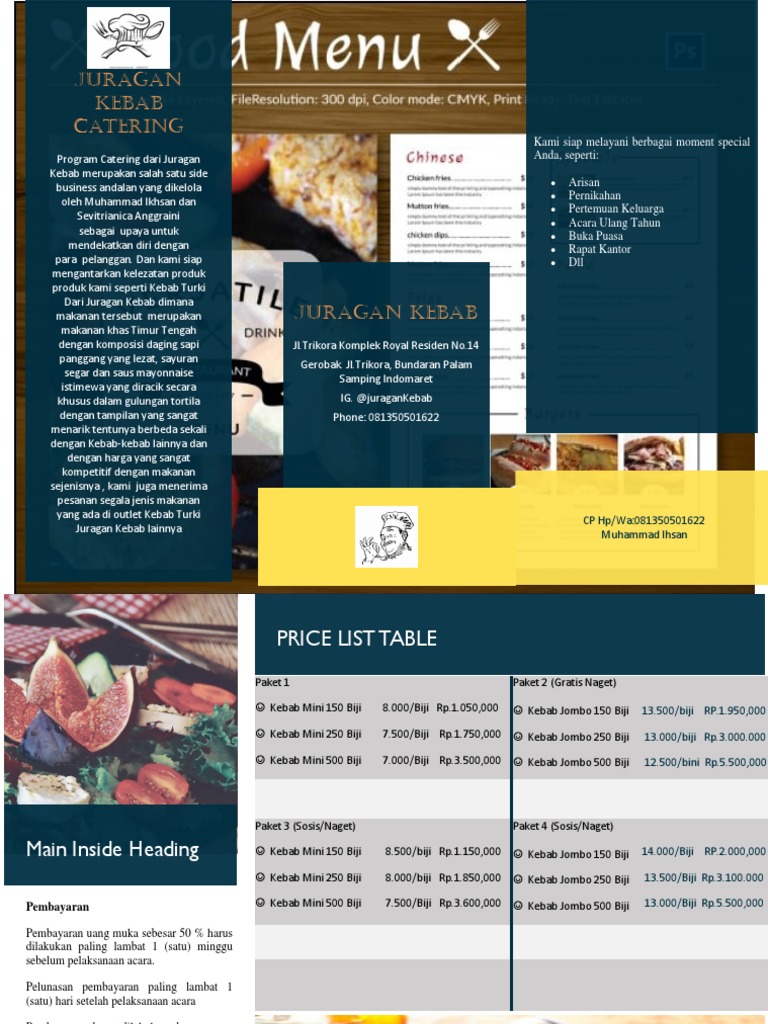 Brosur Kebab | PDF